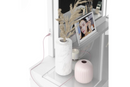 Tresanti Alexandra Double Pedestal Vanity Table with LED Lighted Mirro ...