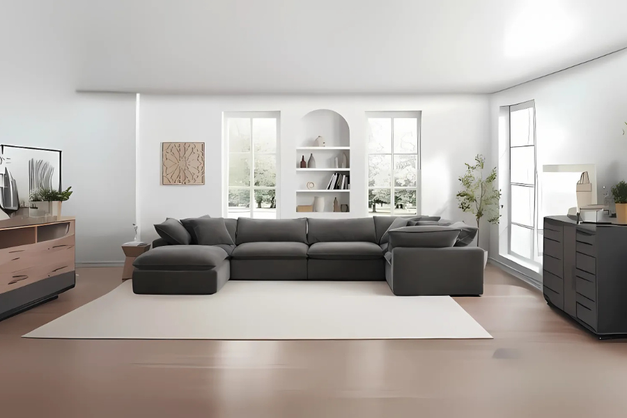 Sereen 6-piece Fabric Modular – Venini Furniture